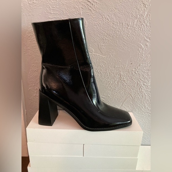 Nasty Gal | Shoes | Patten Leather Boots | Poshmark